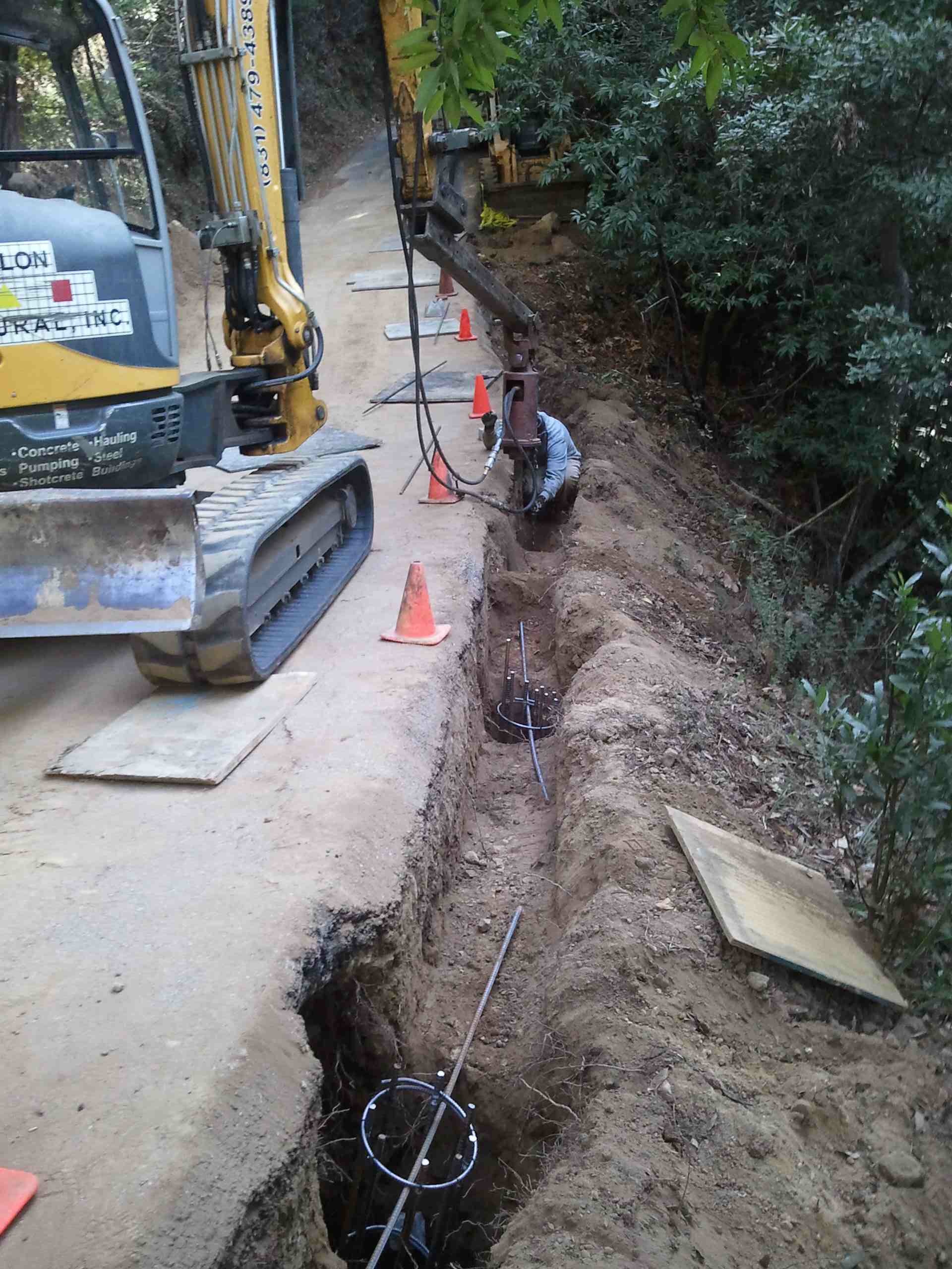 Avalon Hillside Road Fortification