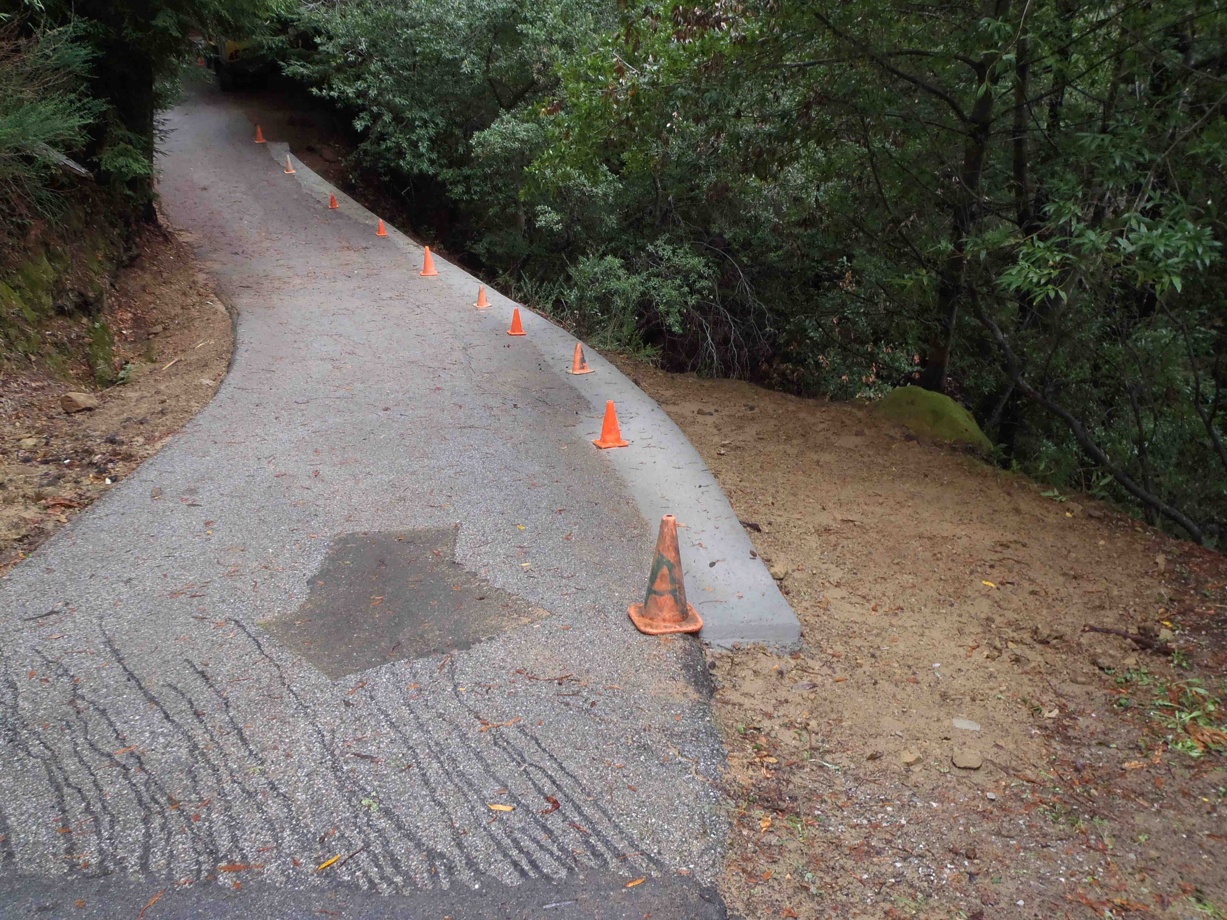 Avalon Hillside Road Fortification