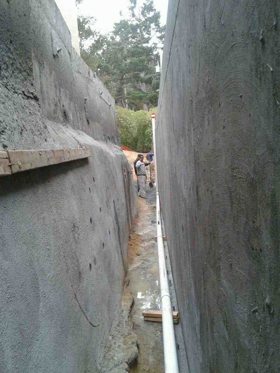 Avalon Retaining Walls with Limited Access